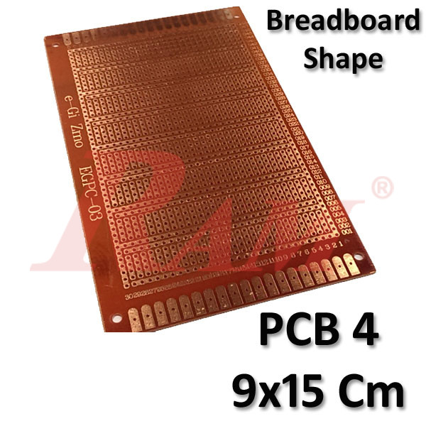 PCB 15x9 cm2 Bread Board Shape - Dots Holes (SKU#PCB4) | RAM ...